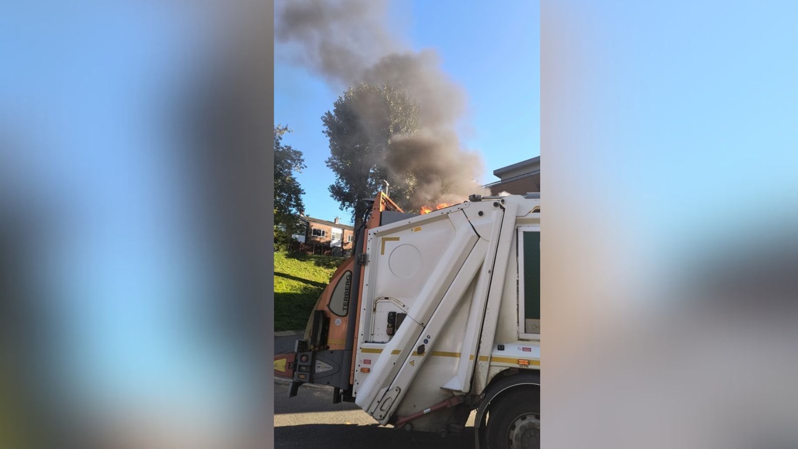 Warning after Cheshire bin lorry fire